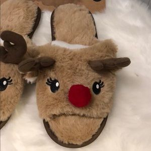 Kalli Collection | Shoes | Reindeer Christmas Slippers | Poshmark